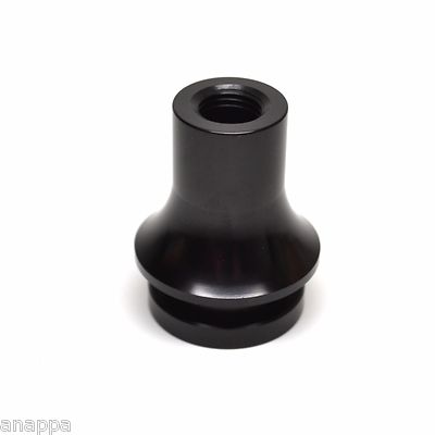 M10 X 1.5 BLACK ALUMINUM MANUAL GEAR SHIFT KNOB BOOT RETAINER JAM NUT ...