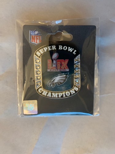 Philadelphia Eagles Super Bowl 59 LIX Champions Exclusive Pin- SB Ring ...