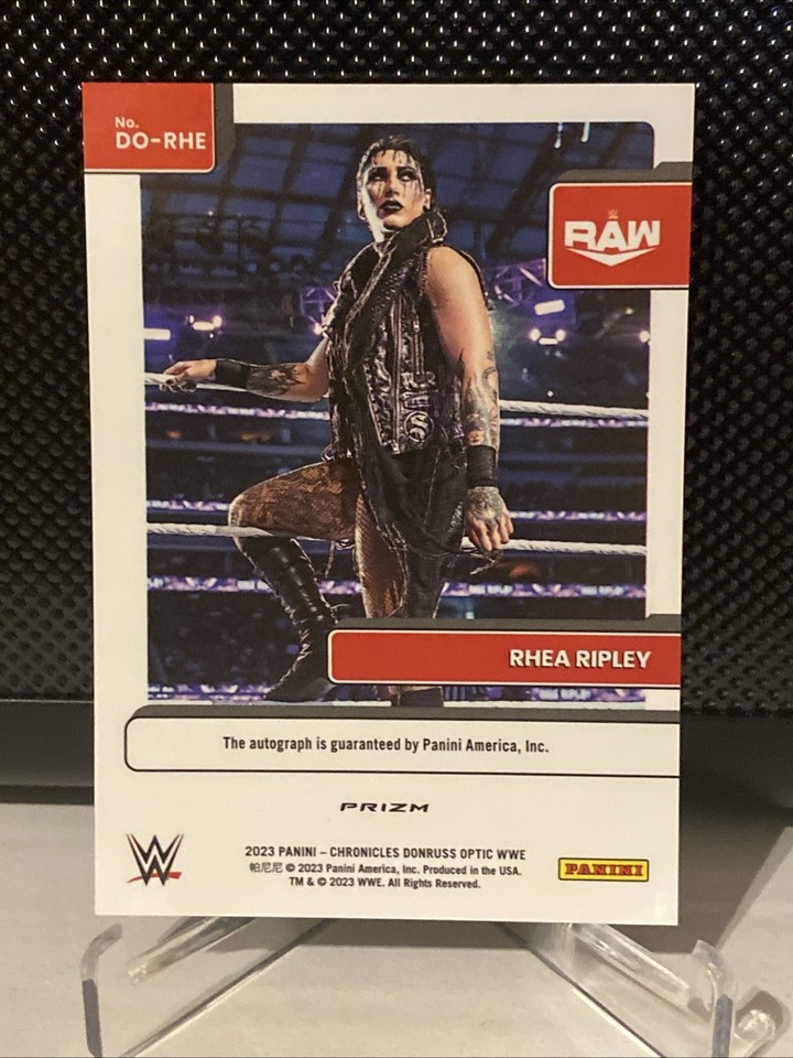 2023 Panini Chronicles WWE - RHEA RIPLEY Signature Series Silver ...