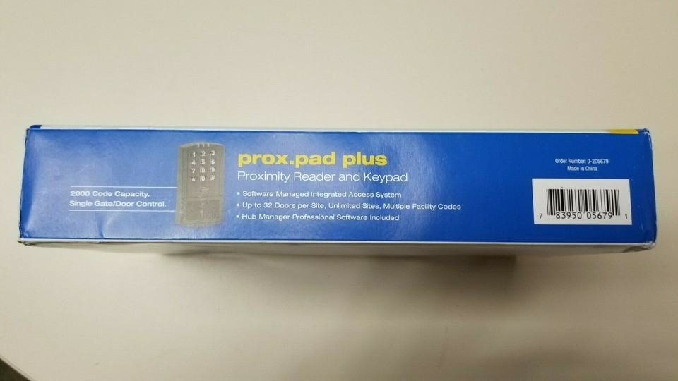 IEI Linear Prox.Pad Plus Proximity Reader & Keypad 0-205679 Proxpad New ...