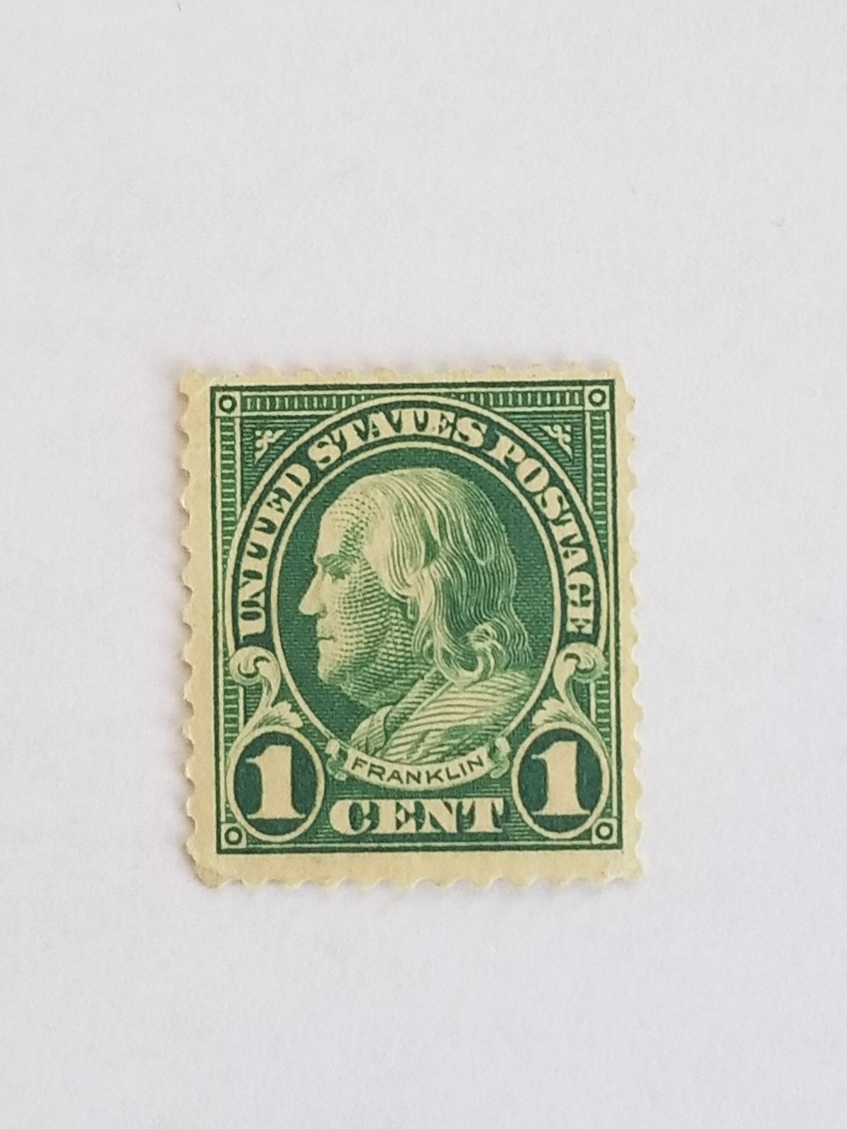 USA Benjamin Franklin 1 cent rare green stamp postage stamp | eBay