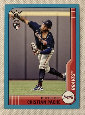 2021 Topps Big League #138 Christian Pache RC Blue Parallel - Atlanta ...