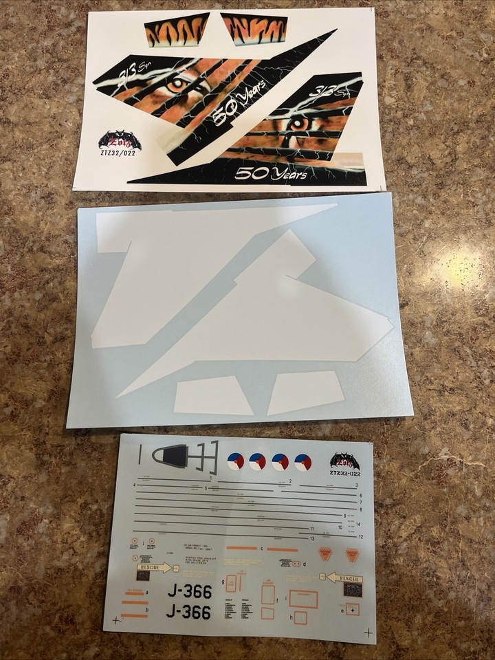 1/32 Zotz decals 50 Yr Anniversary KONINKLIJKE LUCHTMACHT. Norweigen ...