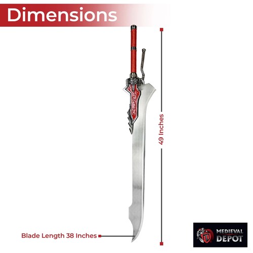 Devil May Cry Red Queen Sword of Nero with Red Nylon Ribbon Wrap ...