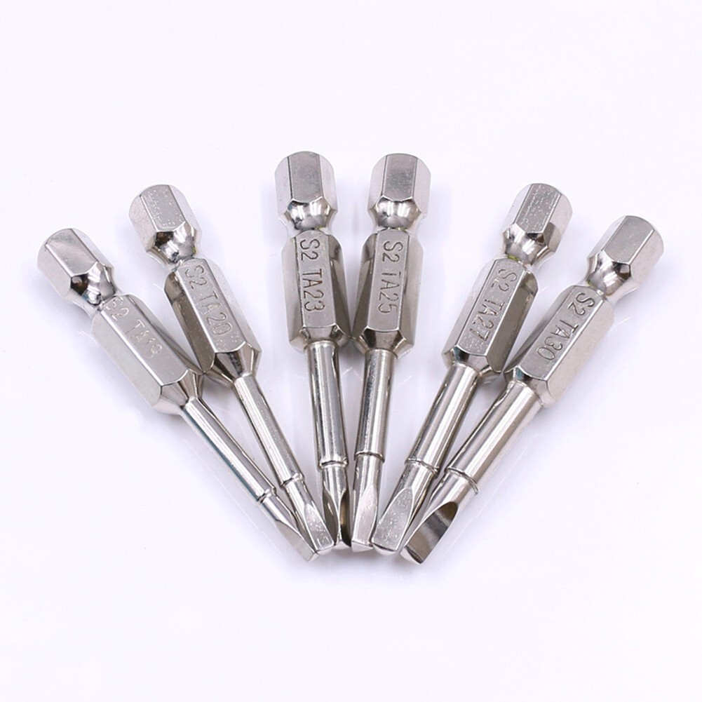 Efficient Magnetic Triangle Screwdriver Bits 6pcs Pack for Factory ...