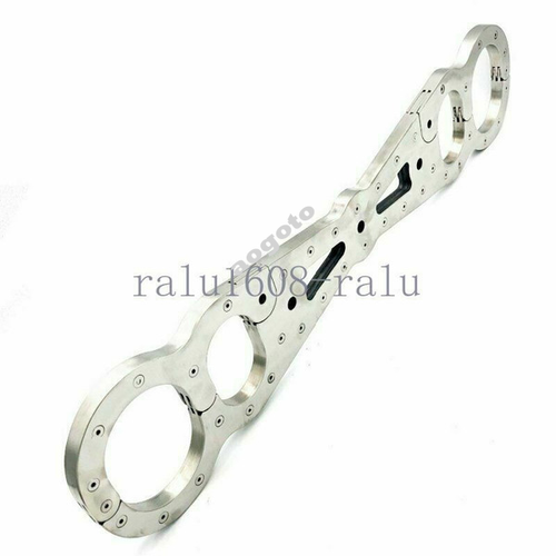 Heavy Duty Stainless Steel Straight Leg Hand Cuffs Posture Locking ...