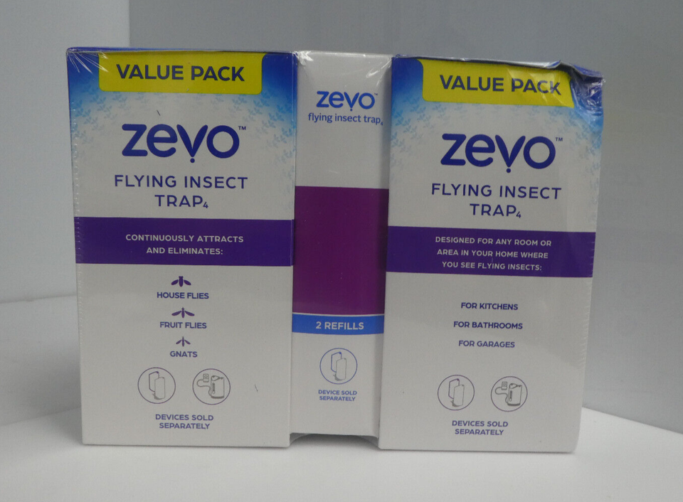 Zevo Flying Insect Trap Refills 10 Refill Cartridges New | eBay
