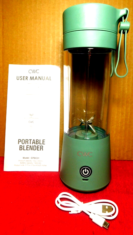 CWC (Cook With Color)~Portable Blender Model #CPBC01 SAG Green 2023 | eBay