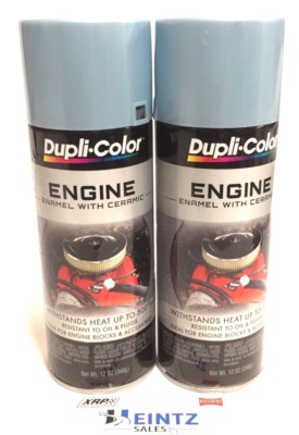 Duplicolor DE1616(2 PACK) Engine Enamel Paint-Pontiac Blue Metallic- 12 ...