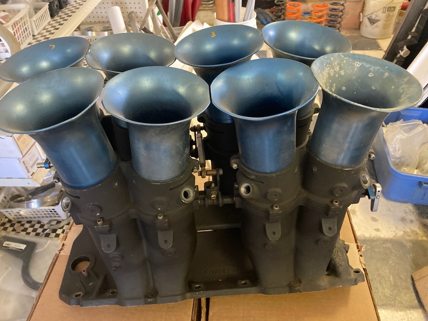 McLaren Lola BBC Can-Am Lucas Kinsler Crower Fuel Injection Manifold ...