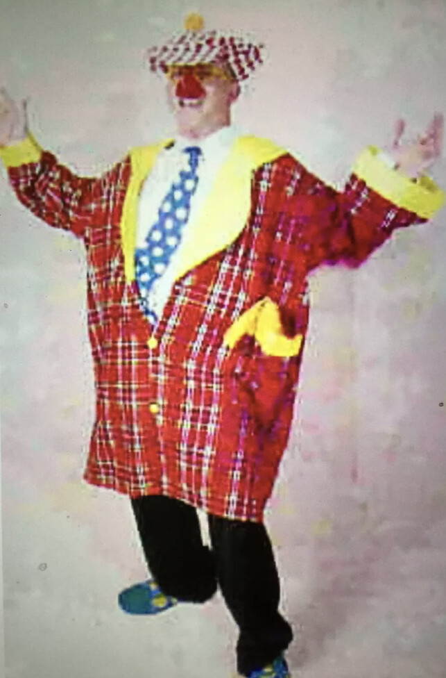 PLAID CIRCUS CLOWN JACKET COSTUME ACCESSORY ONLY- TO 40" CHEST-1 PIECE ...