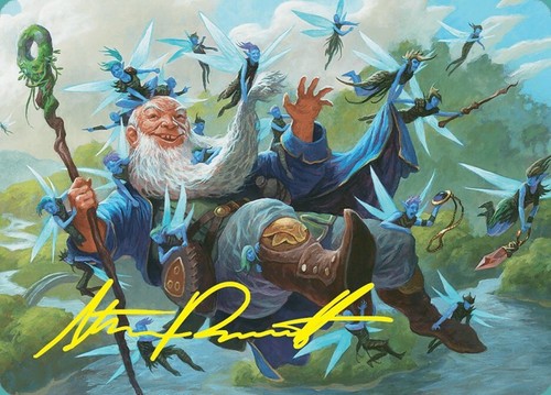 MTG Foundations Art Series GOLD-STAMP SIGNATURE Cards | eBay