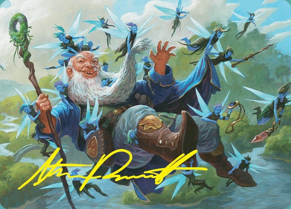 MTG Foundations Art Series GOLD-STAMP SIGNATURE Cards | eBay