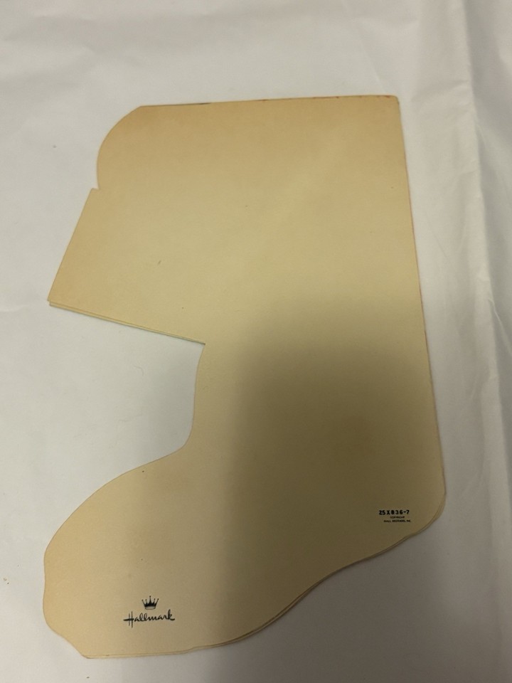 Vintage Hallmark Christmas Card Money Holder for Dimes Christmas ...