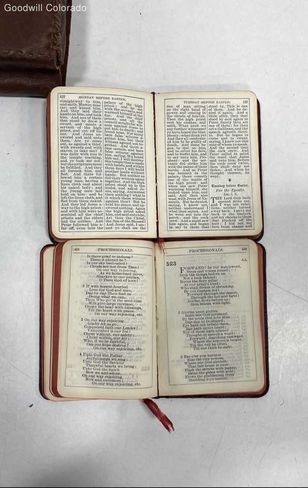 Pair Of Hand Bibles in Pouch | eBay