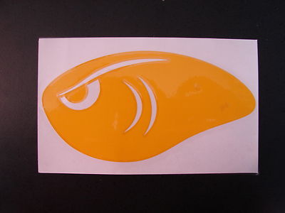 Spro Fishing Lure Decal 3" x 6" Yellow Shad | eBay
