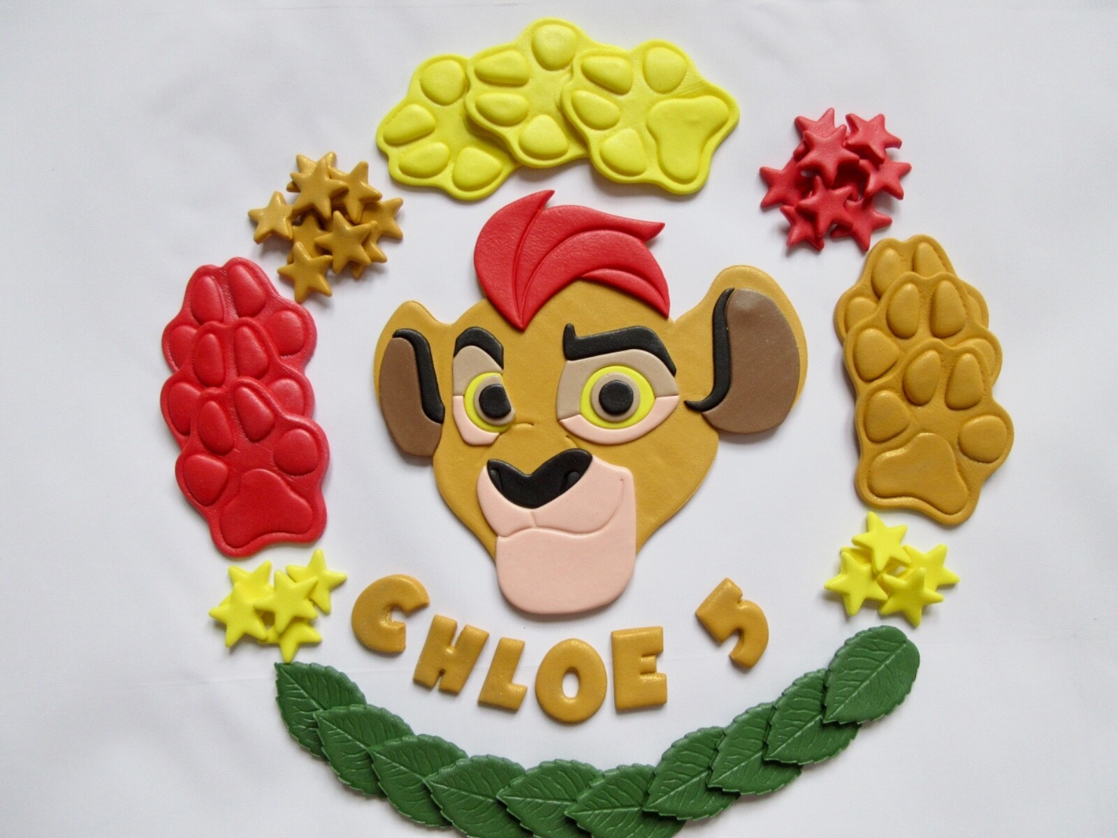 Kion Lion Guard Cake Topper Edible Fondant Personalised Birthday ...