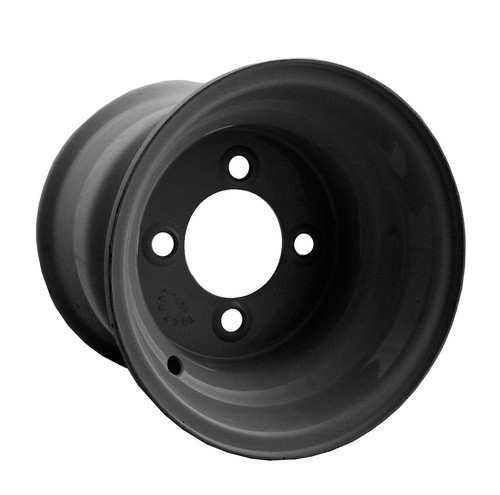 8 inch Black Steel Wheel for Golf Cart Centered | 4/4 (4 x 101.6mm ...