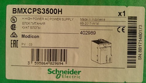 BMXCPS3500H Schneider Electric Modicon BMX-CPS-3500H M340 BMXCPS3500 US ...
