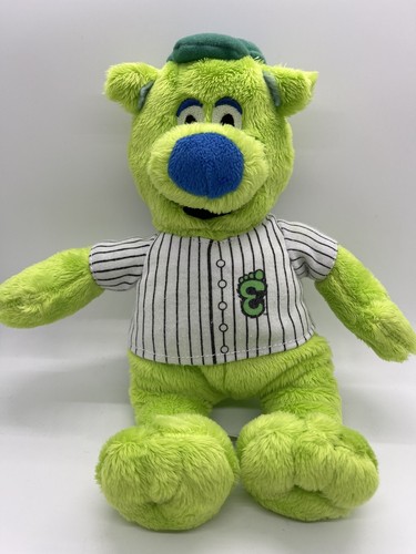 RARE Mascot Factory Eugene Emeralds Ems Baseball Sluggo 12" Plush Bear ...