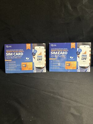 QLINK Wireless Cellular 4G LTE/5G Sim Card Kit - Includes Sim Card ...