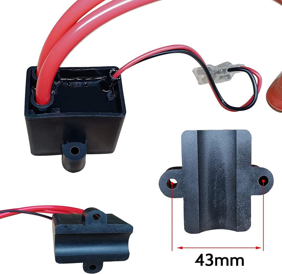 2 Stroke LD100 Motor 50mm*40mm & Red CDI, Carburetor - 100CC Engine ...
