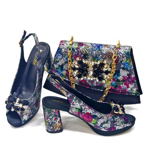 Latest Design And Bag Set Sandals Shoes Italian With Matching Bag Party ...