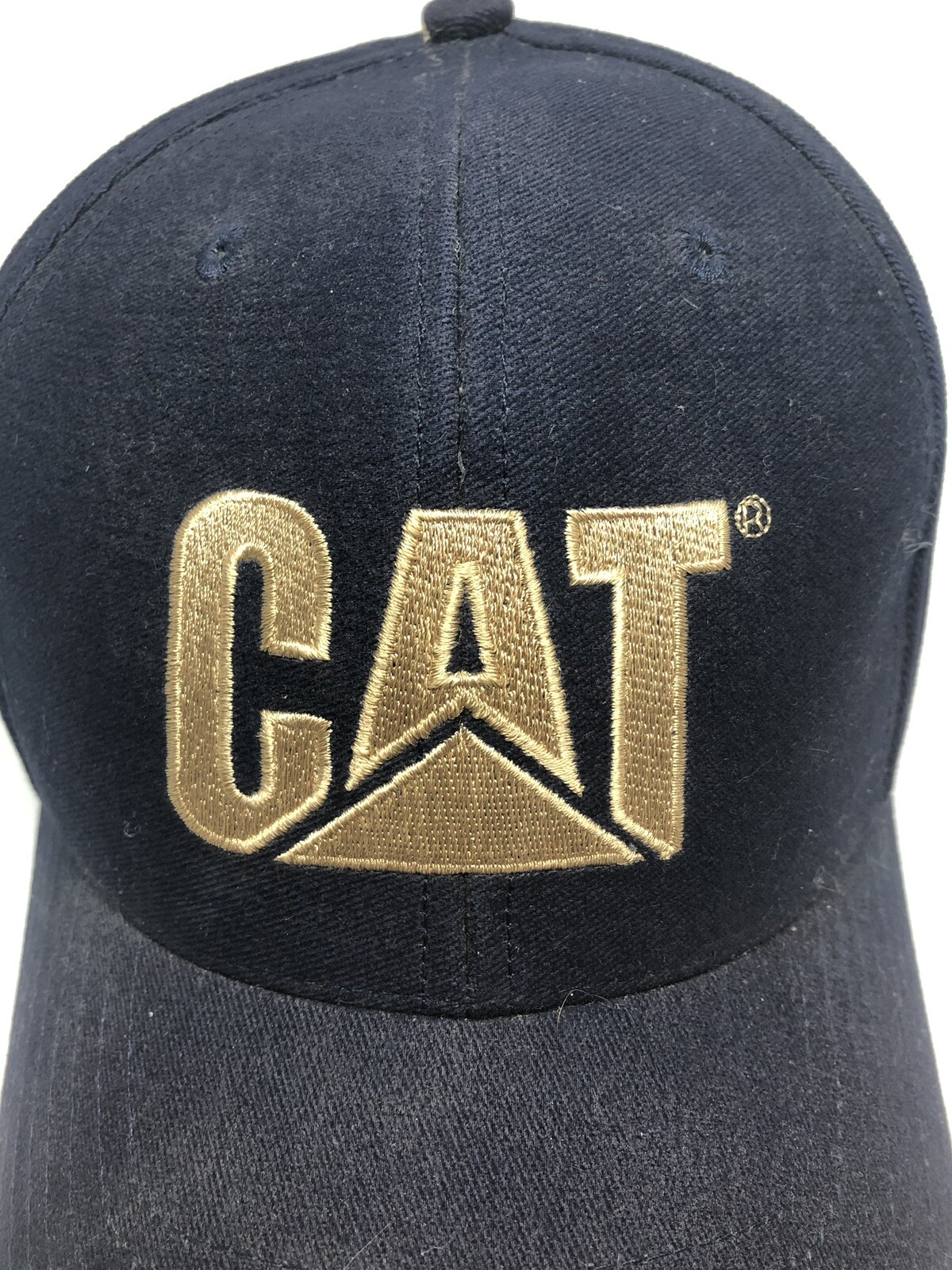 caterpillar Cat Hat Blue Gold Basball Cap c37 | eBay