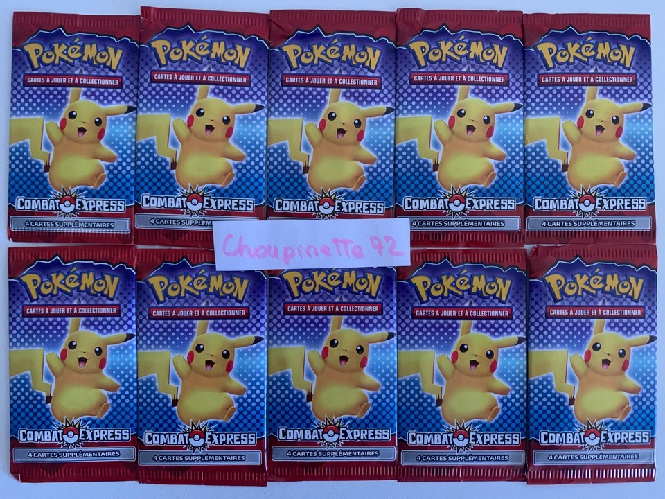 Lot 12 Boosters scellés POKEMON COMBAT EXPRESS Happy meal McDonald's ...