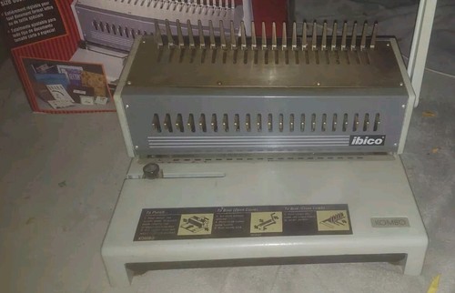 Ibico Kombo Manual Hole Punch & Comb Binding Machine - The Deluxe ...
