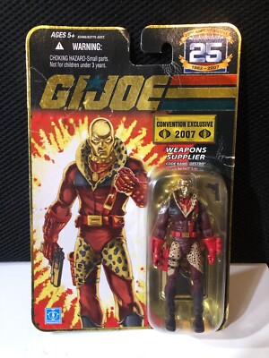 2007 Hasbro G.I. JOE Pimp Daddy DESTRO Gold Head SDCC Exclusive 3.75 ...