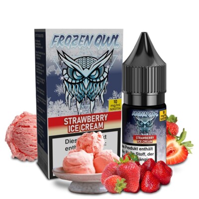 Premium Liquid Strawberry Ice Cream - Frozen OWL 10 ml 10 mg | eBay.de