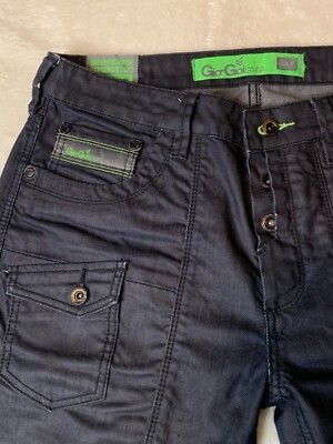 Gio-goi Jeans Mens 34 S Demo 2 Regular habc-bb.ad Blue button-fly ...