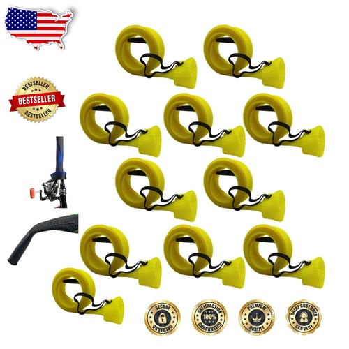 10 Pack Durable Fishing Rod Socks - Ultimate Mesh Protection for Rods ...