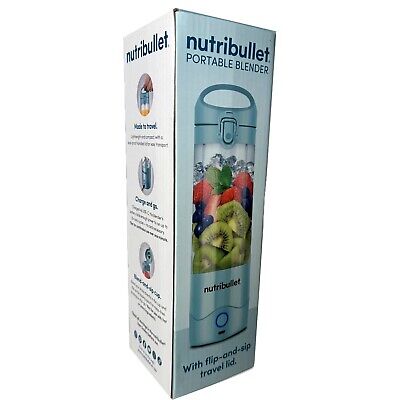 nutribullet Portable Blender Light Blue nutri bullet To Go Smoothie ...