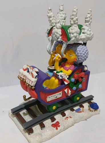 Rare Simpsons “The Smoking Car Christmas Ornament Express Collection ...