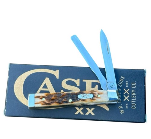 Case XX USA Peachseed Jig AMBER Bone 10797 Baby Doc Doctors Pocket ...