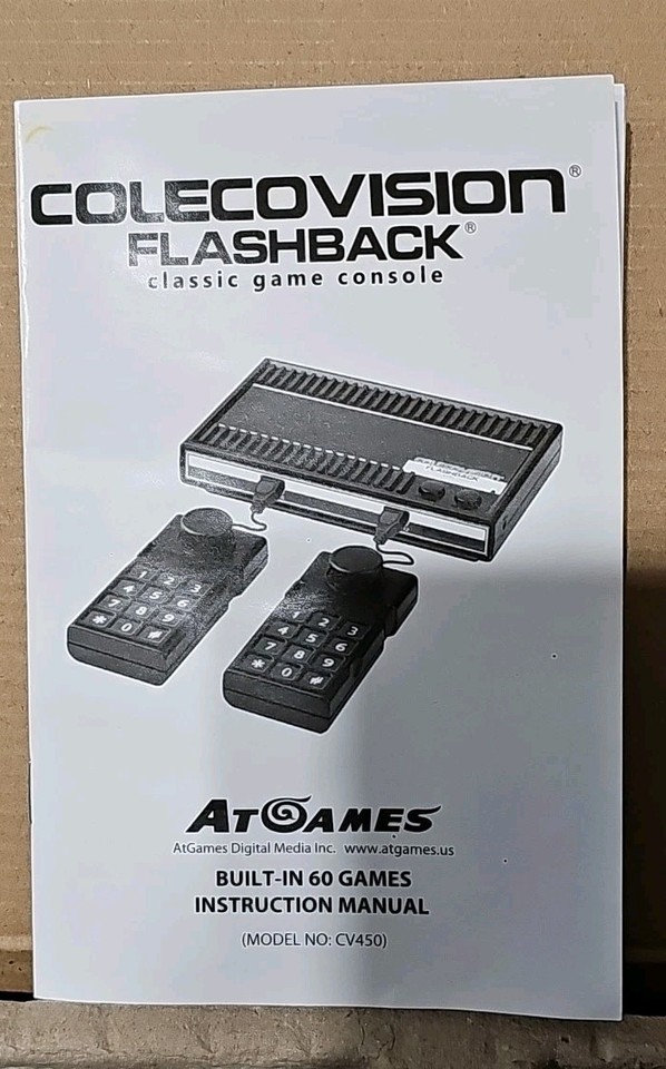 ColecoVision Flashback Classic Game Console AtGames Collectors Edition ...