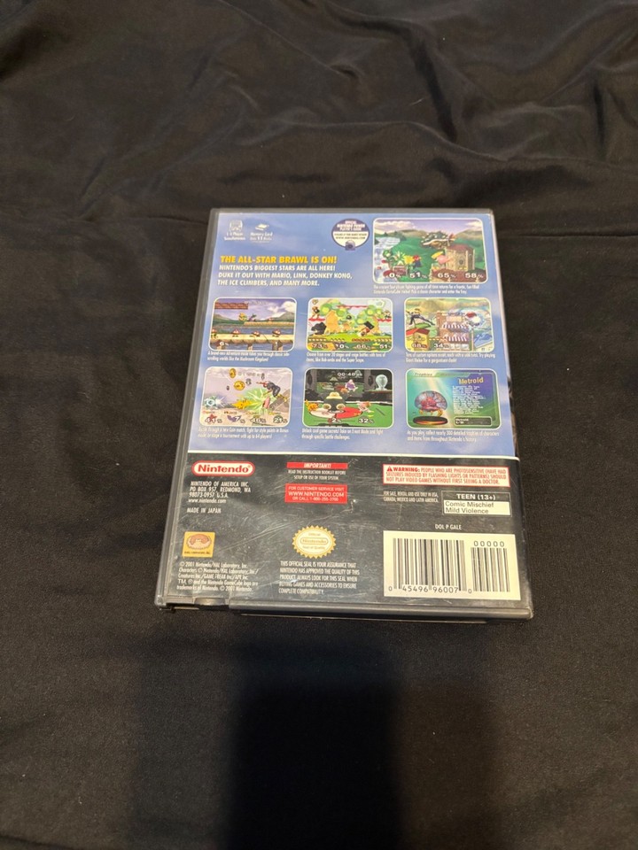 Super Smash Bros Melee (Nintendo GameCube, 2001) 45496960070| eBay