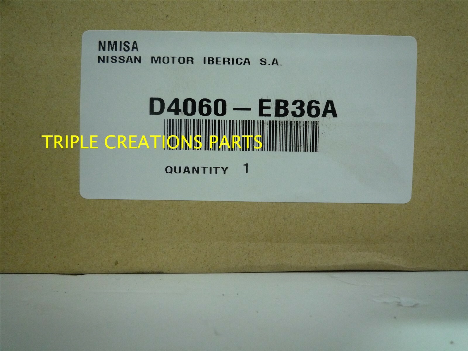 Genuine Nissan OEM D4060-EB36A SHOE SET-REAR BRAKE D4060EB36A | eBay