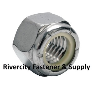 (1) M8-1.0 Metric FINE Thread Lock Nut 8mm Nuts With 13 Hex nylock nuts ...