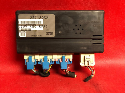 SATURN VUE V6 Module BODY CONTROL BCM BCU 22718932 SUV NO RFA | eBay