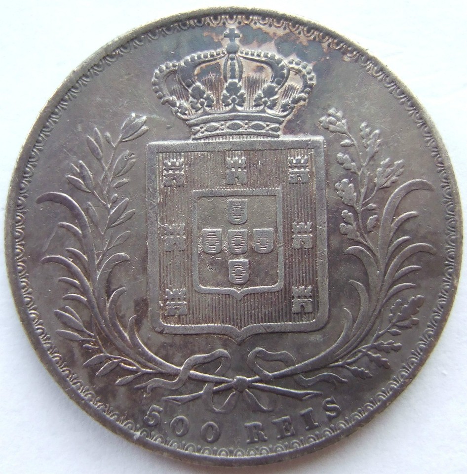Coin Portugal Ludovicus 500 Reis 1875 in Very fine | eBay