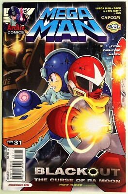 MEGA MAN COMIC BOOK #31 January 2014 CURSE OF RA MOON Pt 3 Bagged ...