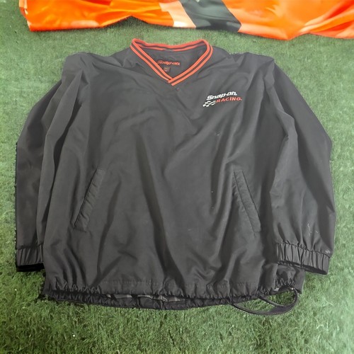 Vintage Men's Snap On Tools Performance Racing Black Windbreaker Jacket ...
