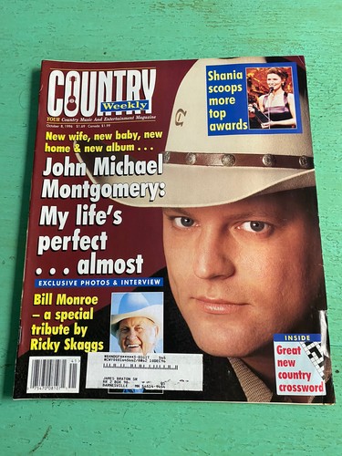 Vintage Country Music Weekly Magazine October 1996 John Michael ...