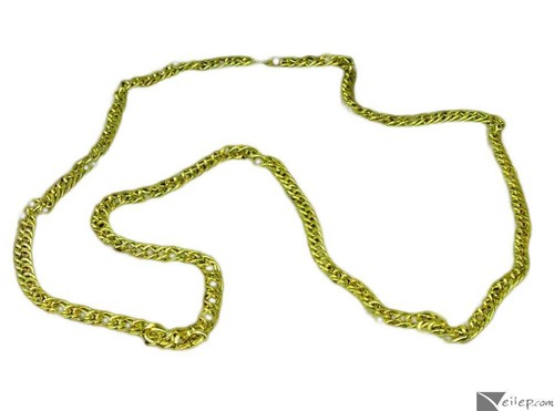 Big Gold Chain Rapper Bling Gangster Costume Necklace, Gold, One-Size ...