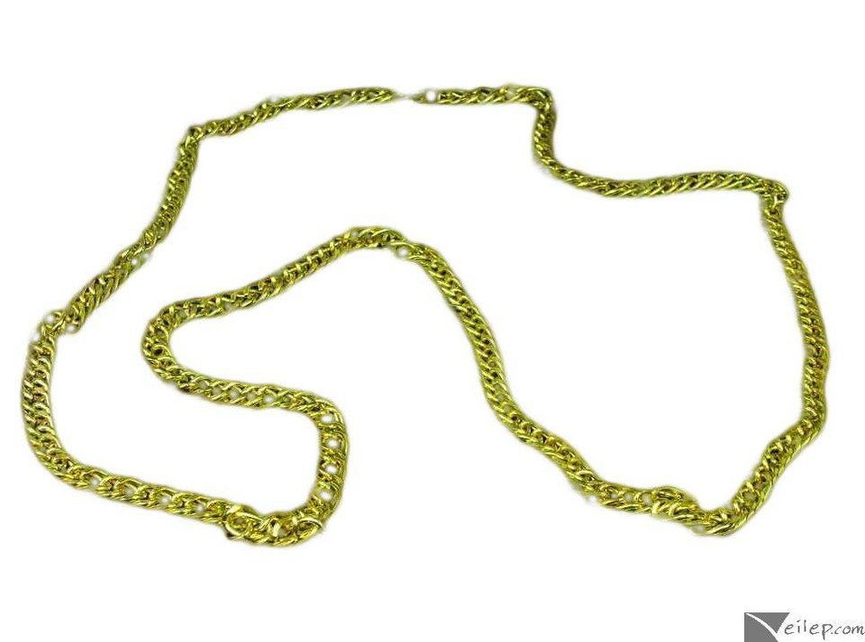 Big Gold Chain Rapper Bling Gangster Costume Necklace, Gold, One-Size ...