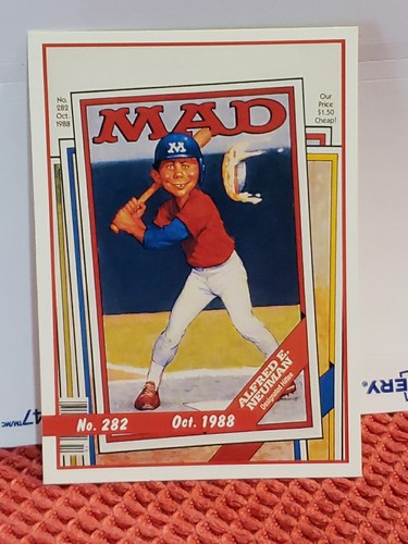1992 Mad Magazine-Alfred E Neuman Designated Hitter#282 Card | eBay