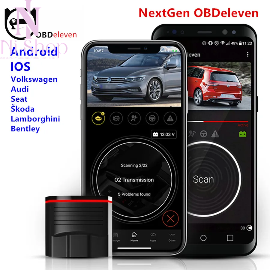 Obdeleven OBD11 Device OBD 11 For BMW Volkswagen VW Audi Skoda IOS ...